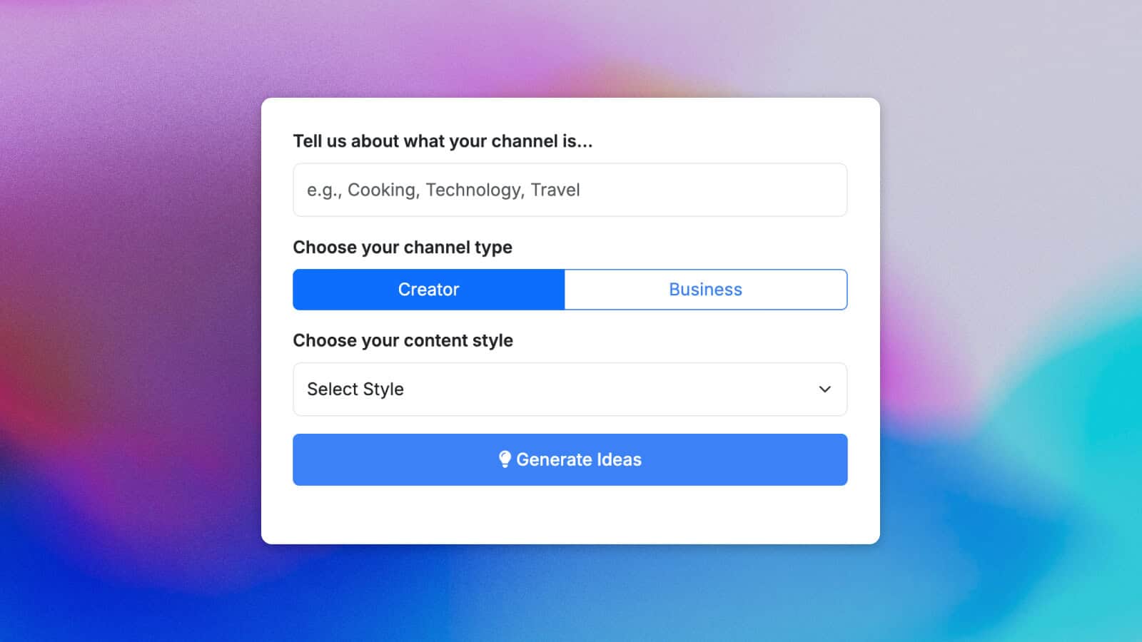 YouTube Channel Name Generator - Create Unique Names | Noiz