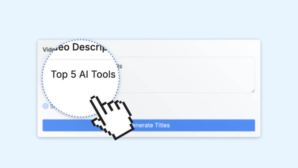 YouTube Video Title Generator AI - Viral Titles | Noiz