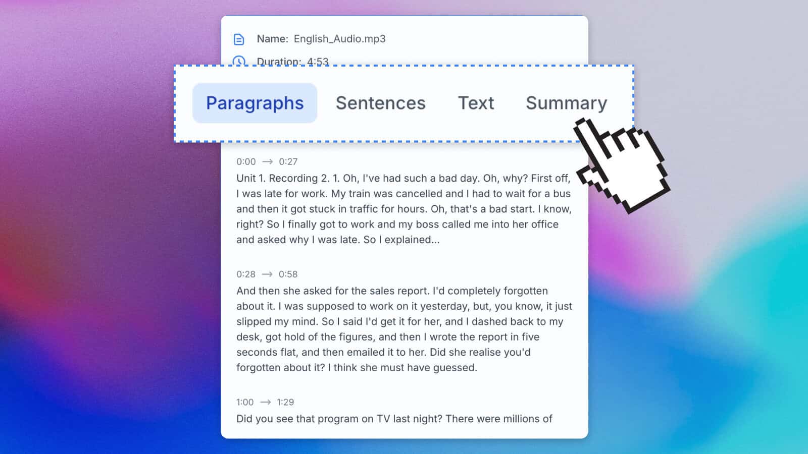 Audio to Text Converter and Online Transcriber | Noiz